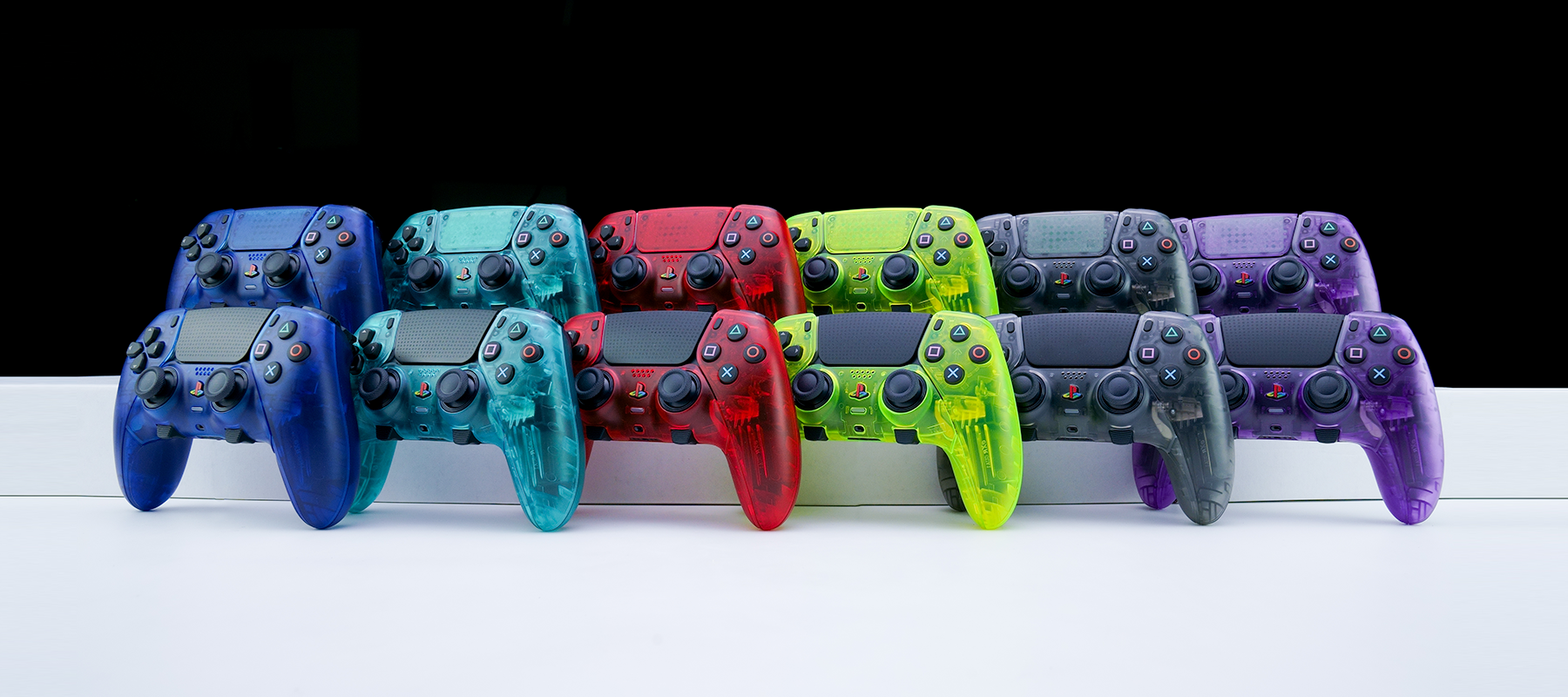 PS5 EDGE Translucent Retro Controllers – LaZa Modz LLC