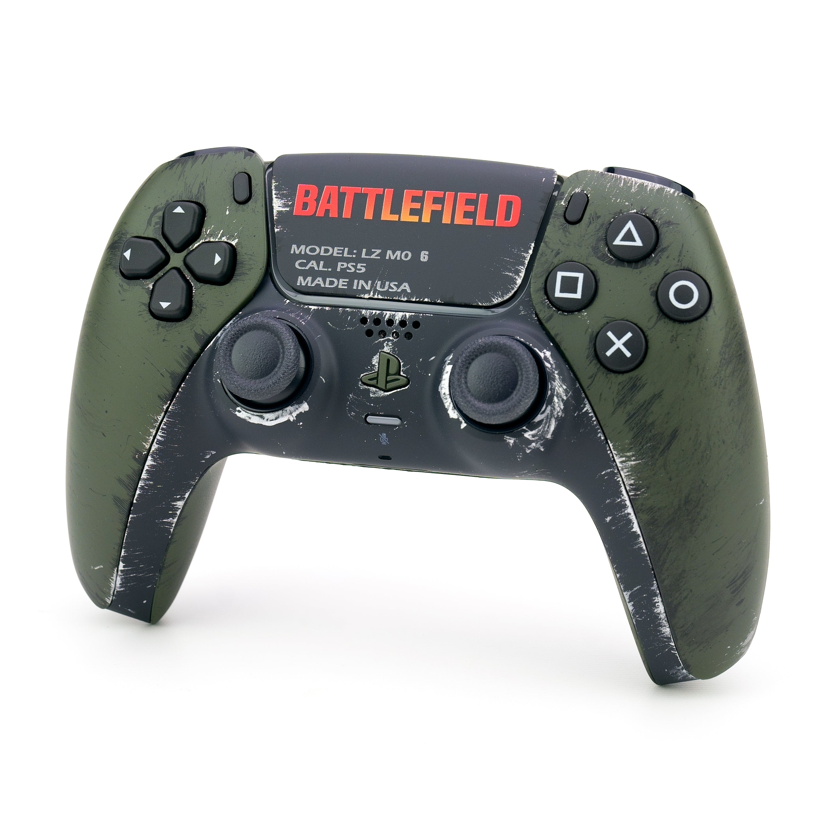 PS5 Battlefield OD Green Controller – LaZa Modz LLC